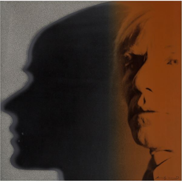 Andy Warhol: The Shadow, from Myths, 1981. Screenprint.