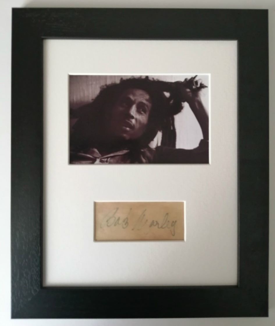 Bob Marley autograph (1945-1981).