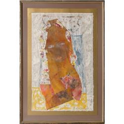 Zoltan Hecht, Woman Portrait, Collage