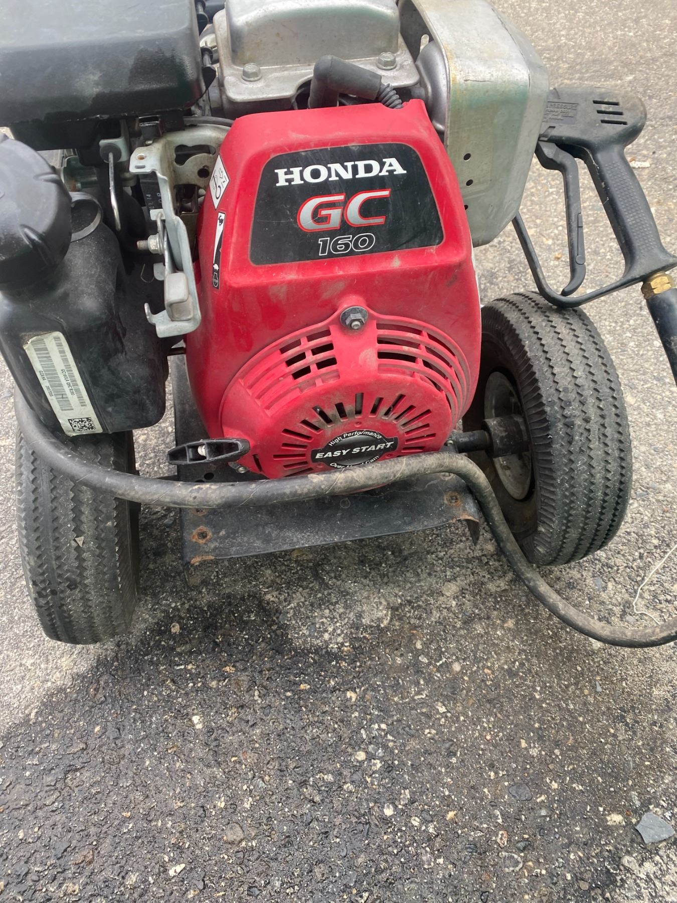 Honda GC 160 pressure washer