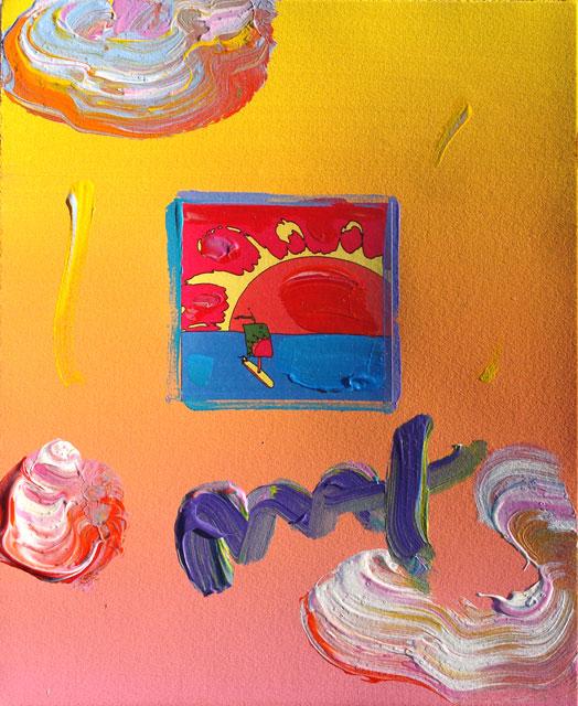 PETER MAX "Sunrise Sail"