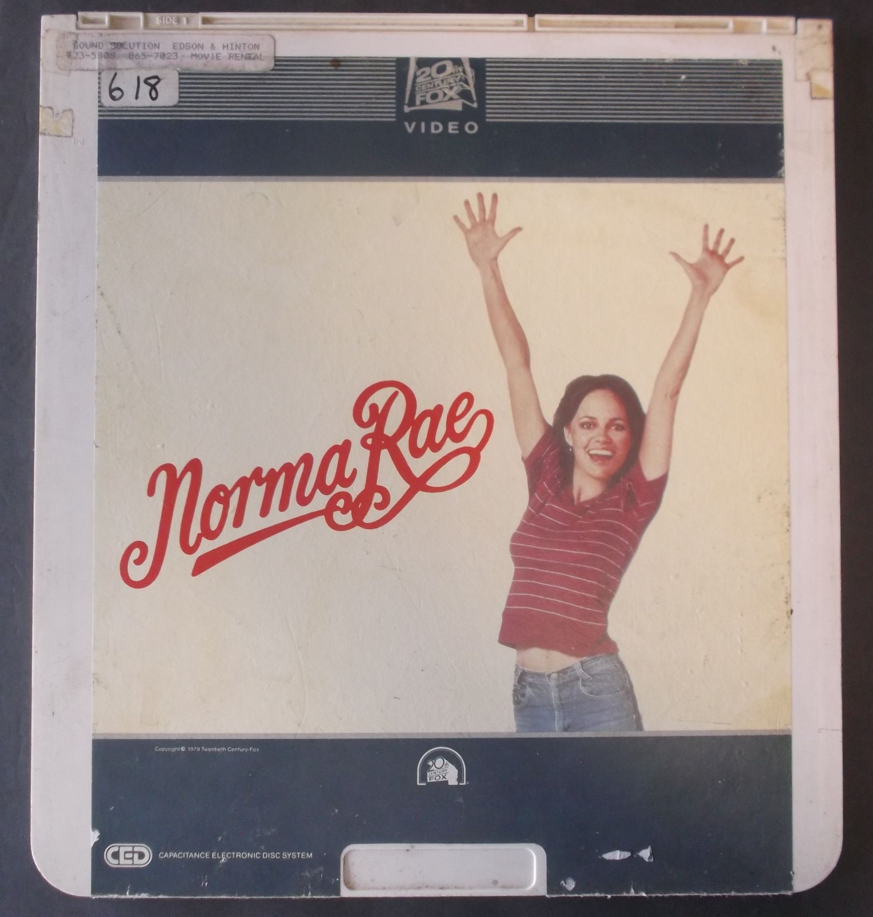 RCA Capacitance Electronic Disc - Norma Rae 1979