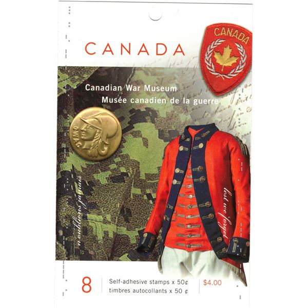Stamps - Canada, 2005 Booklet 311 Canadian War Museum