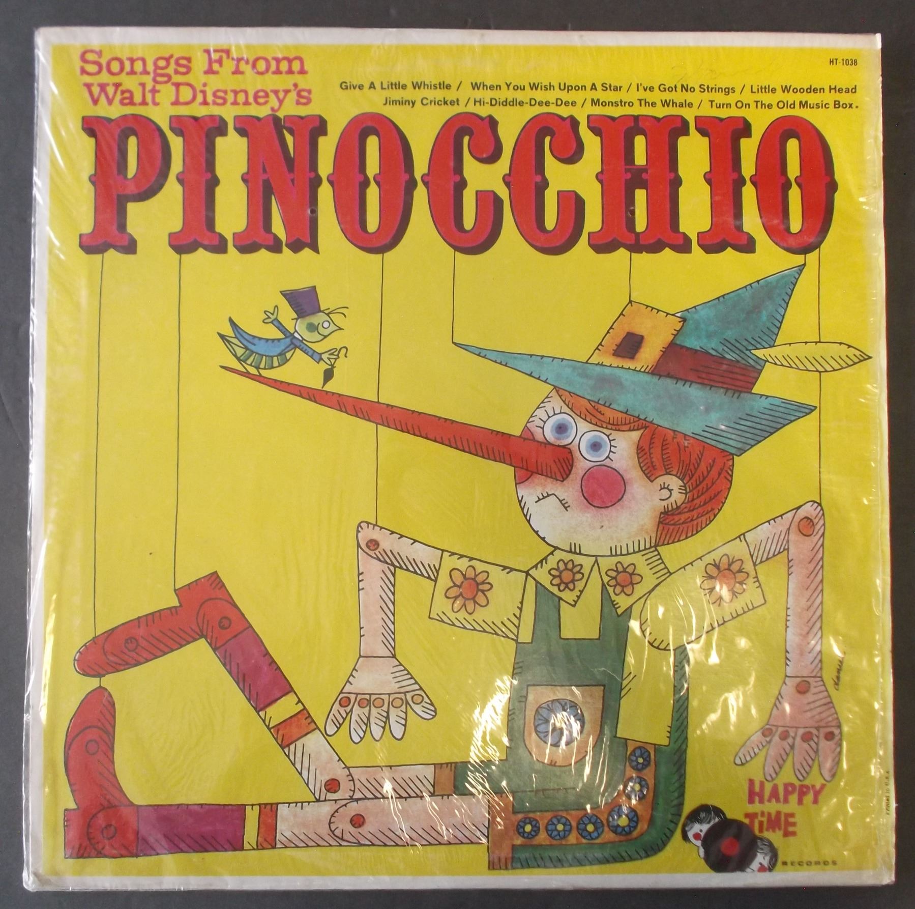 Walt Disney Pinocchio Record