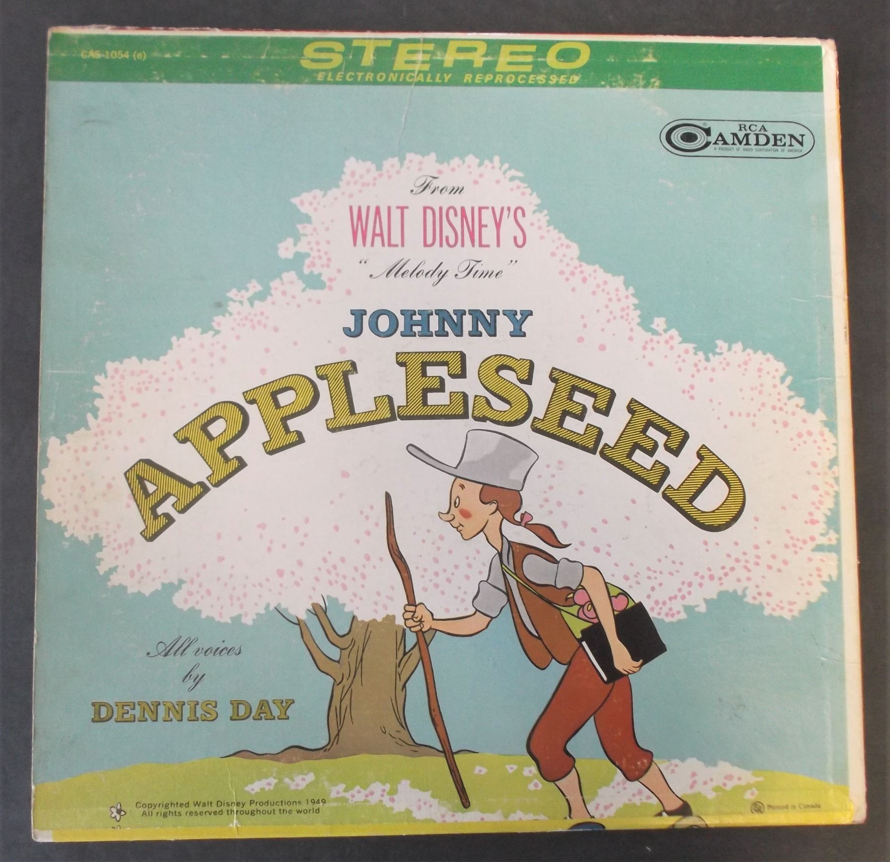 Walt Disney's Johnny Appleseed Record 1949