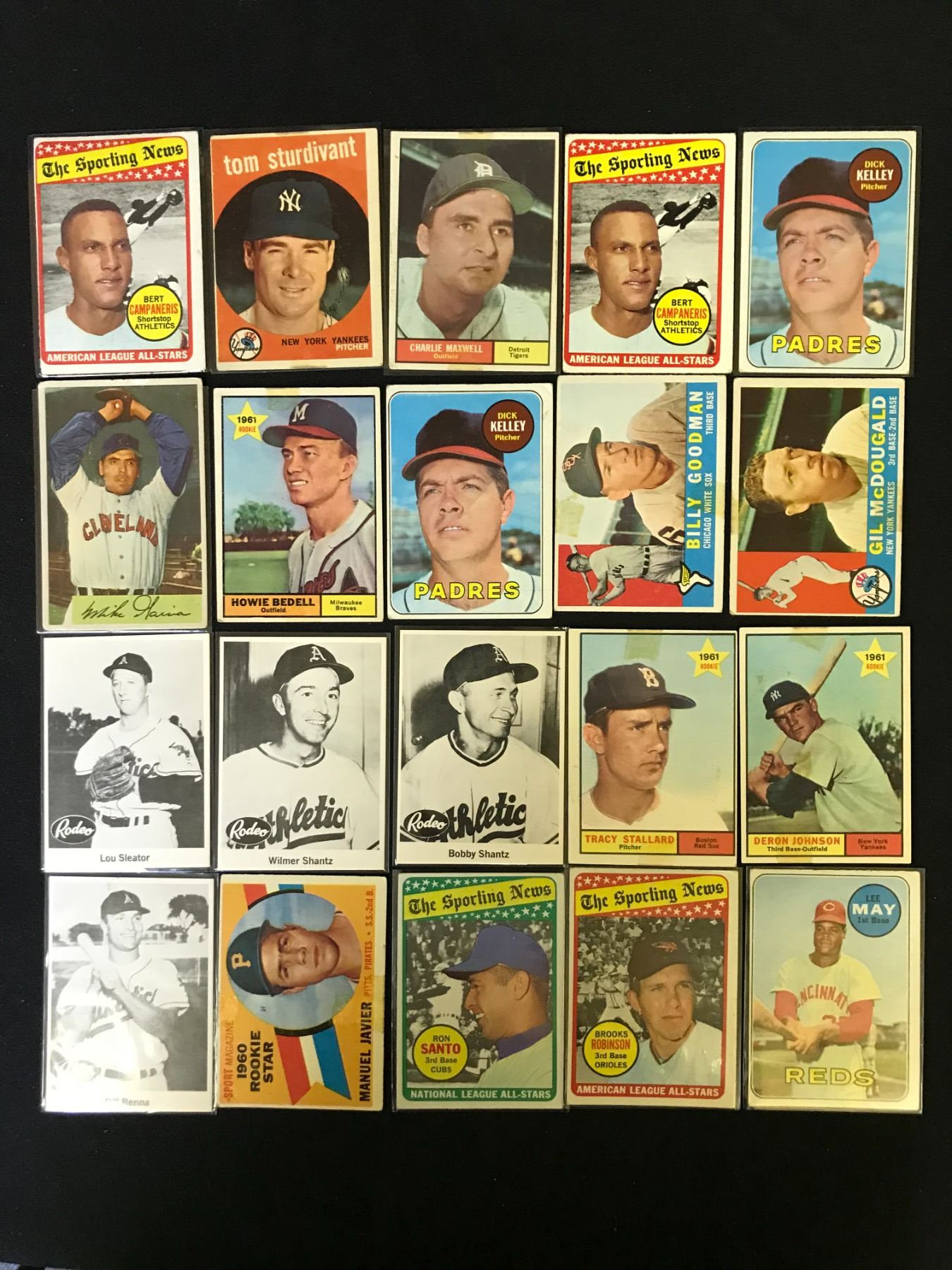 Vintage Baseball Card Lot