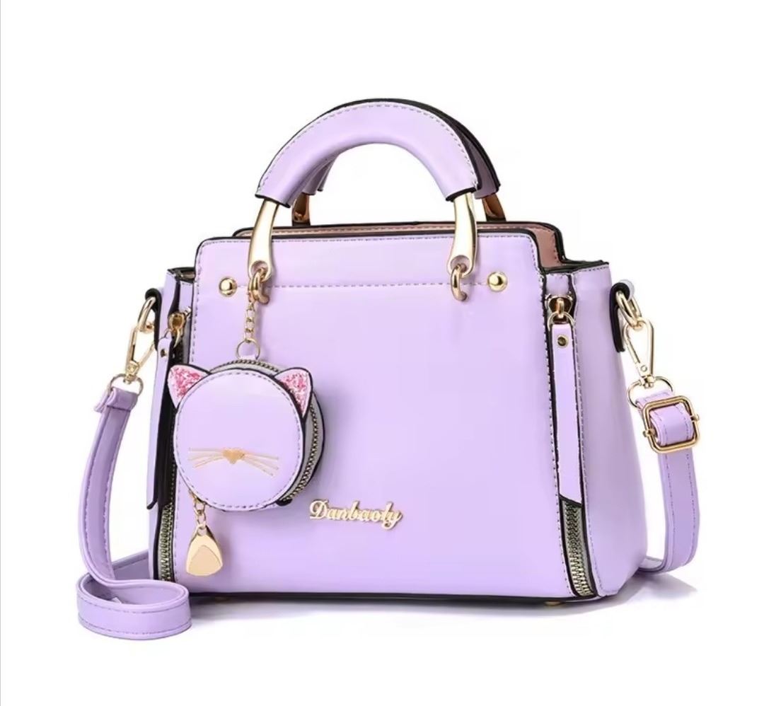 Brand new Danbaoly Women's shoulder bag and cat purse.