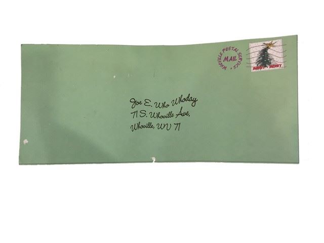 How the Grinch Stole Christmas Whoday Mail Movie Props
