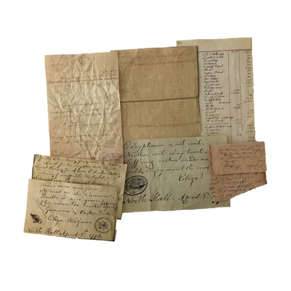 Django Candie Plantation Paperwork Movie Props