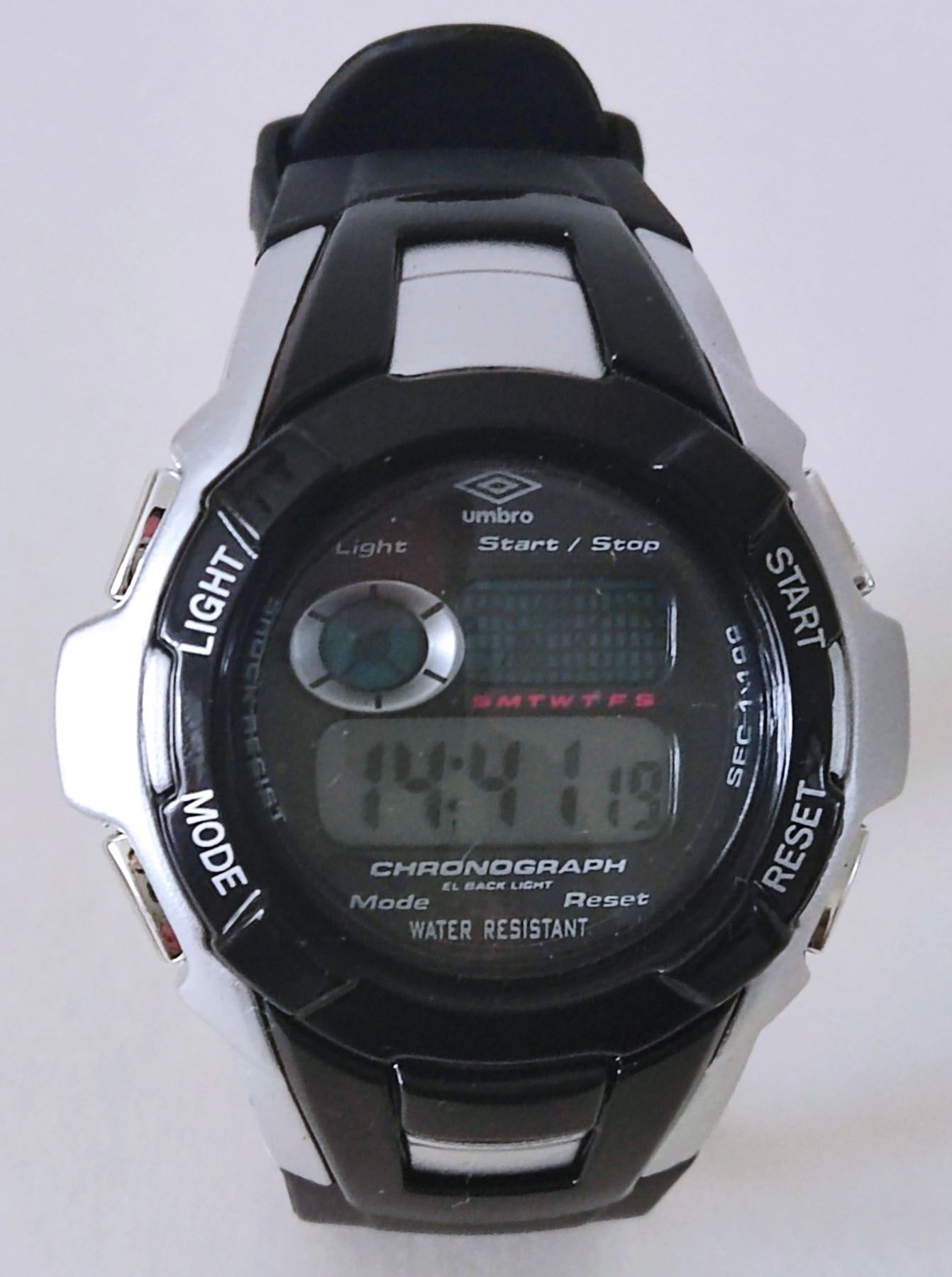 BRAND NEW UMBRO DIGITAL WATCH CHRONOGRAPH.
