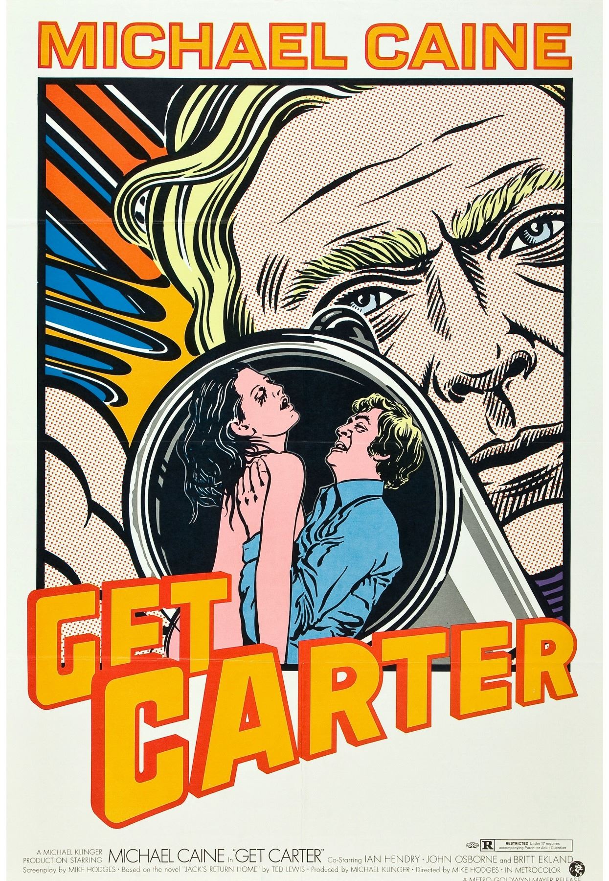 GET CARTER (MGM, 1971) INTERNATIONAL ONE SHEET.