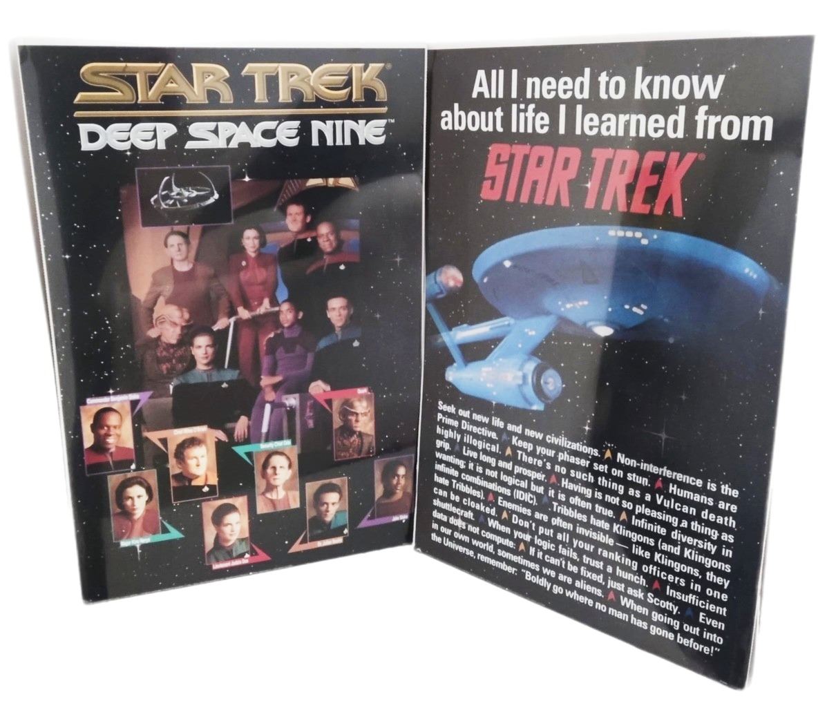 2 Vintage Star Trek posters.