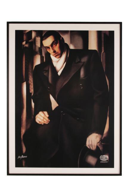 Tamara De Lempicka "Unfinished portrait" of Tadeusz de Lempicki