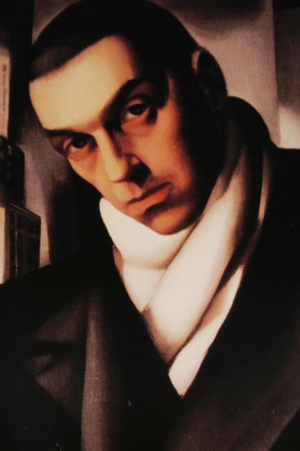 Tamara De Lempicka "Unfinished portrait" of Tadeusz de Lempicki