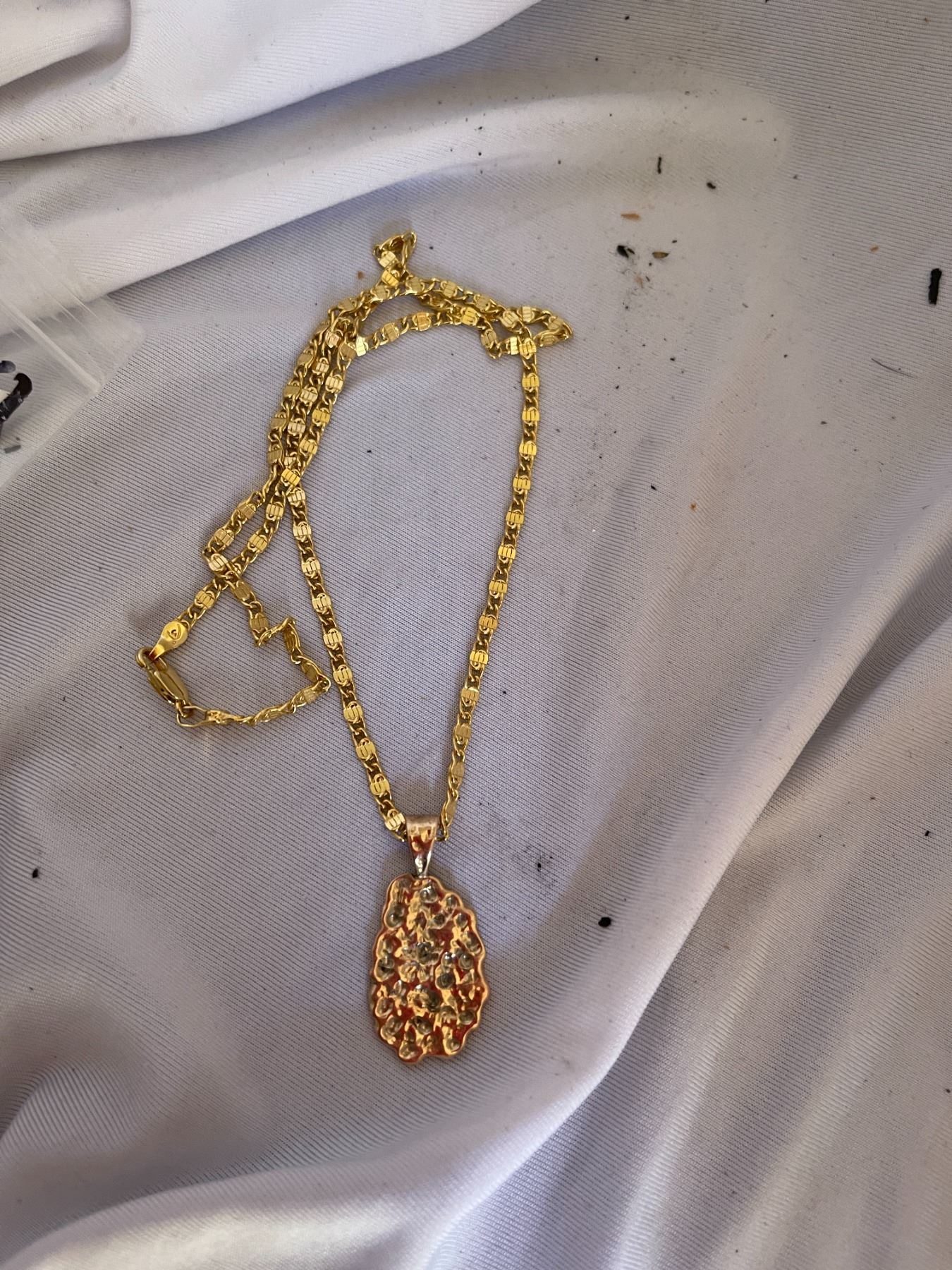 14kt gold nugget necklace necklace is xp
