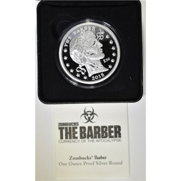 ZOMBUCKS 1 OZ SILVER CURRENCY OF THE APOCALYPSE