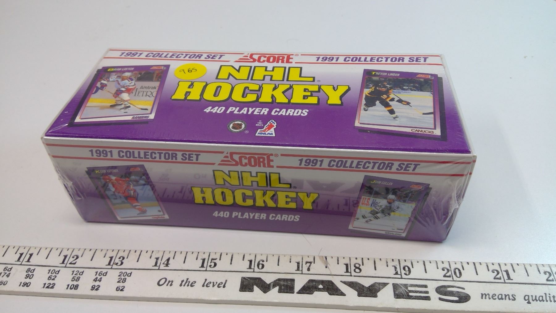 Sealed 1991 Score Nhl Hockey Collector Set - 440 Cards - Schmalz Auctions