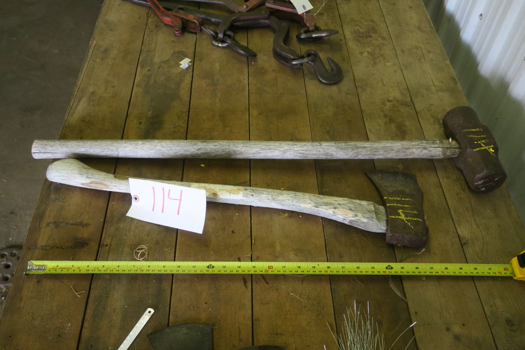 Sledge Hammer & Axe - Schmalz Auctions