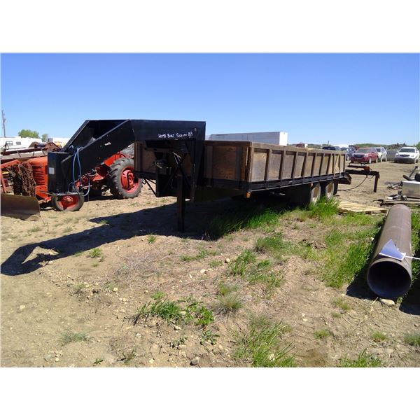 24' Tandem Dual Wheel Goose Neck Trailer - Homebuilt (Has Serial No ...