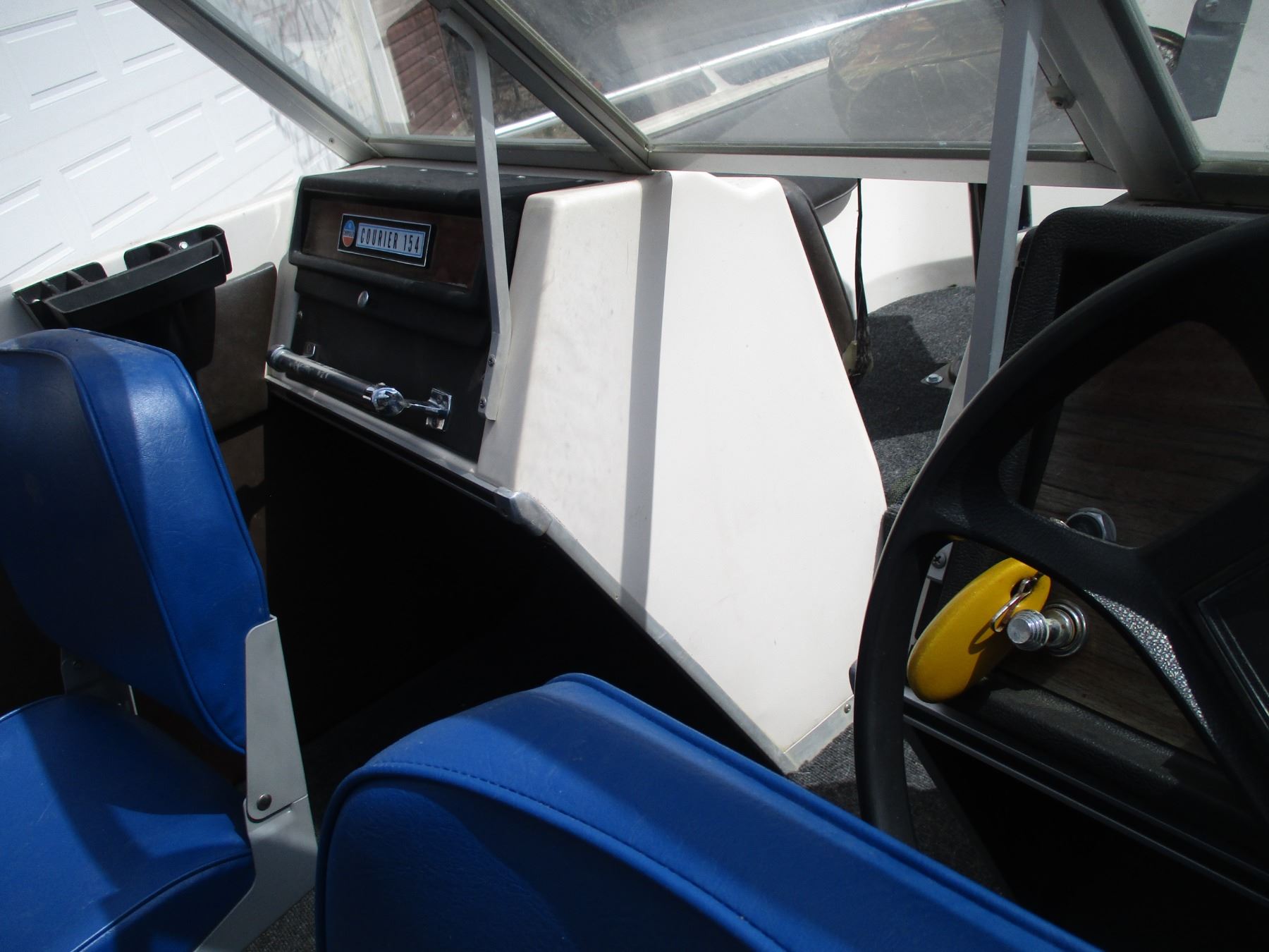 16ft Hydro-Vee Boat + Trailer with Chrysler motor (90HP) - new seats ...