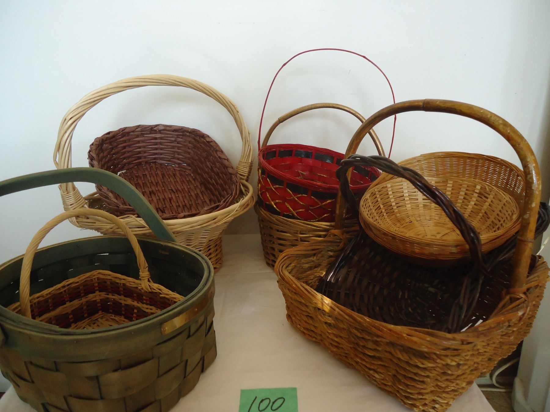 Assorted Wicker baskets
