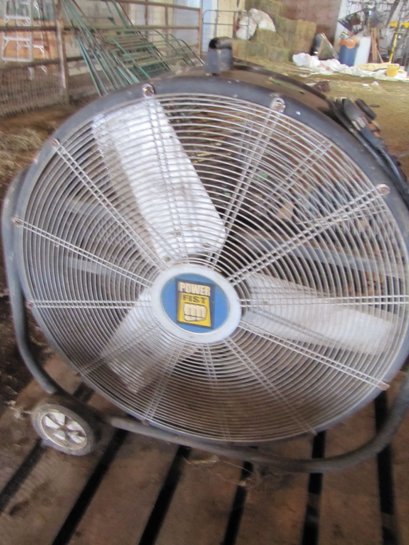 Power fist industrial fan