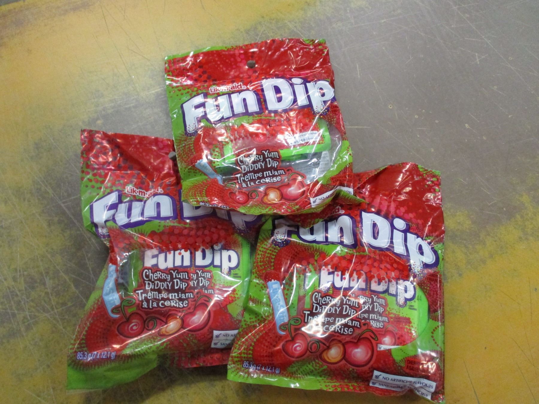 FUN DIP (CHERRY YUM) (3 PACKAGES) - PER BUNDLE