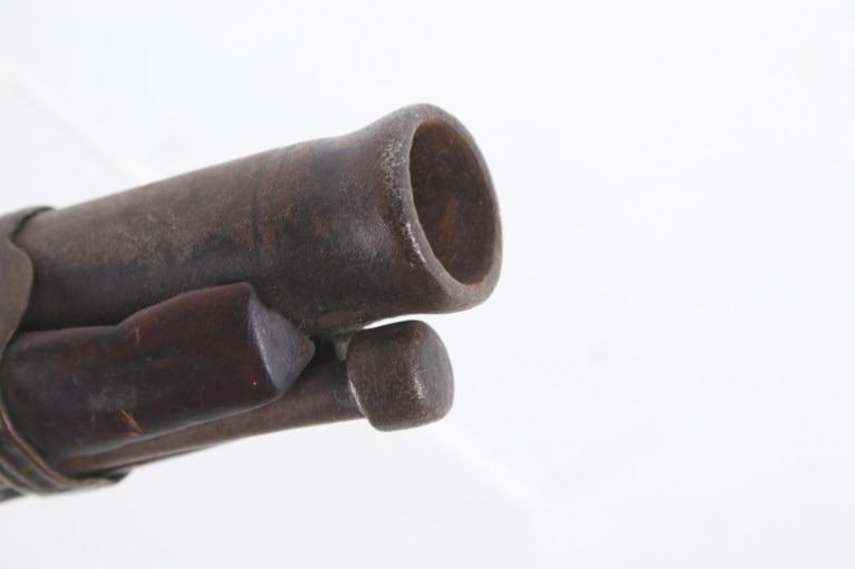 Antique Stamped Percussion Cap Black Powder Pistol