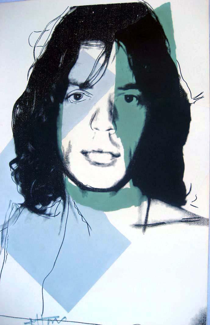 Andy Warhol, Mick Jagger, Screenprint