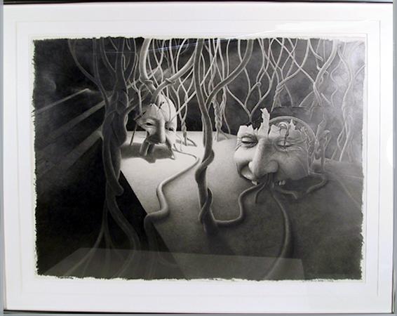 Richard Huck, 63hrs to Complete, Surreal Drawing