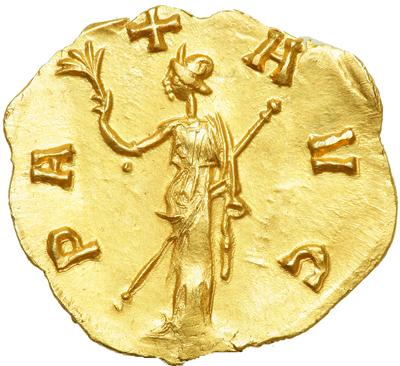 Gallienus, AD 253-268. Gold Quinarius or Light Aureus