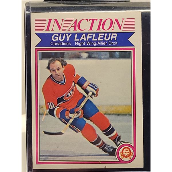 Guy LaFleur, 1982-83, In Action, 12th Card, #187