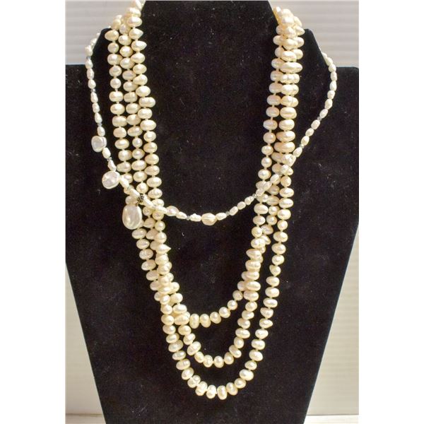 Vintage Freshwater And Cultured Pearl Necklaces