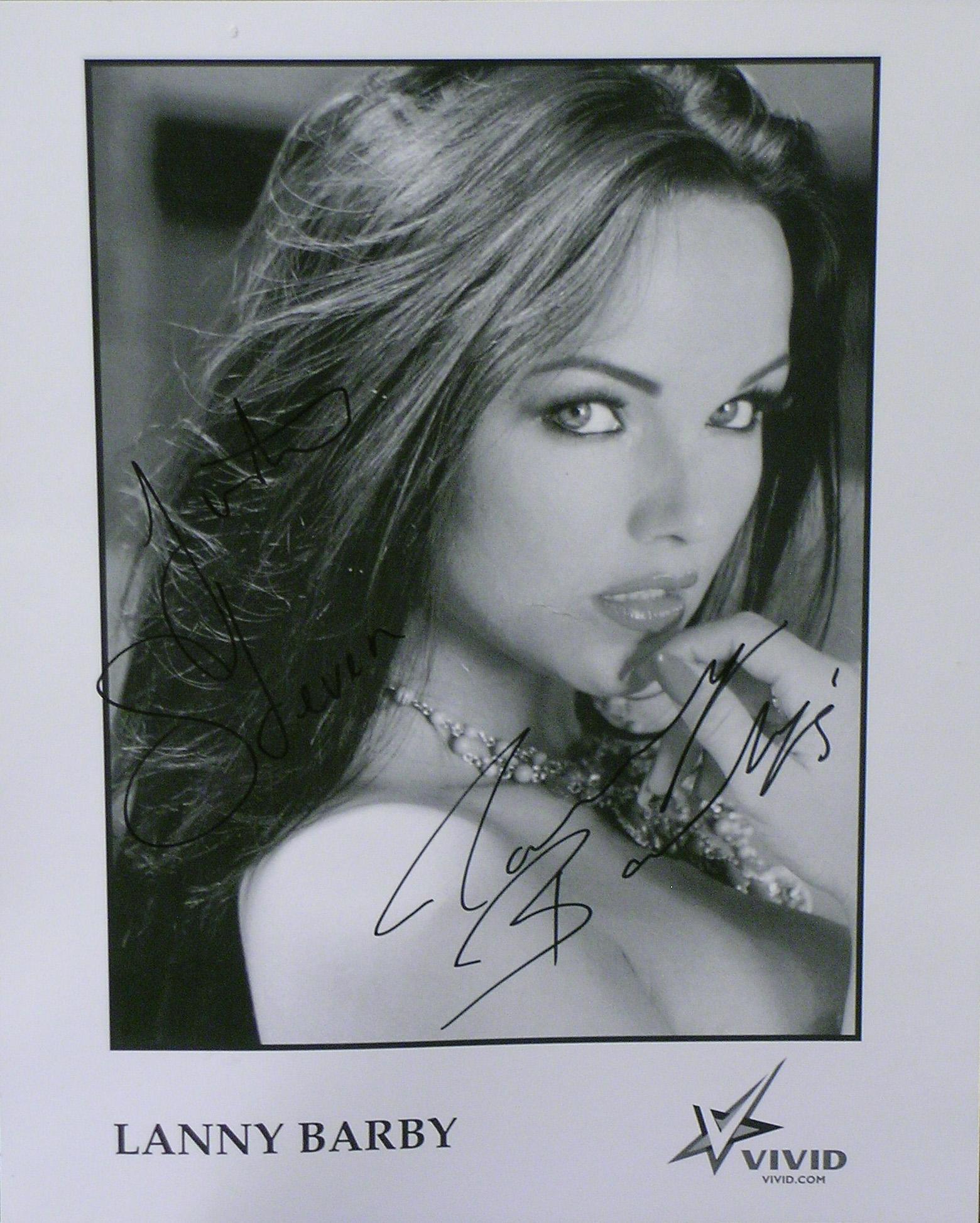 Lanny Barby Signed Photo
