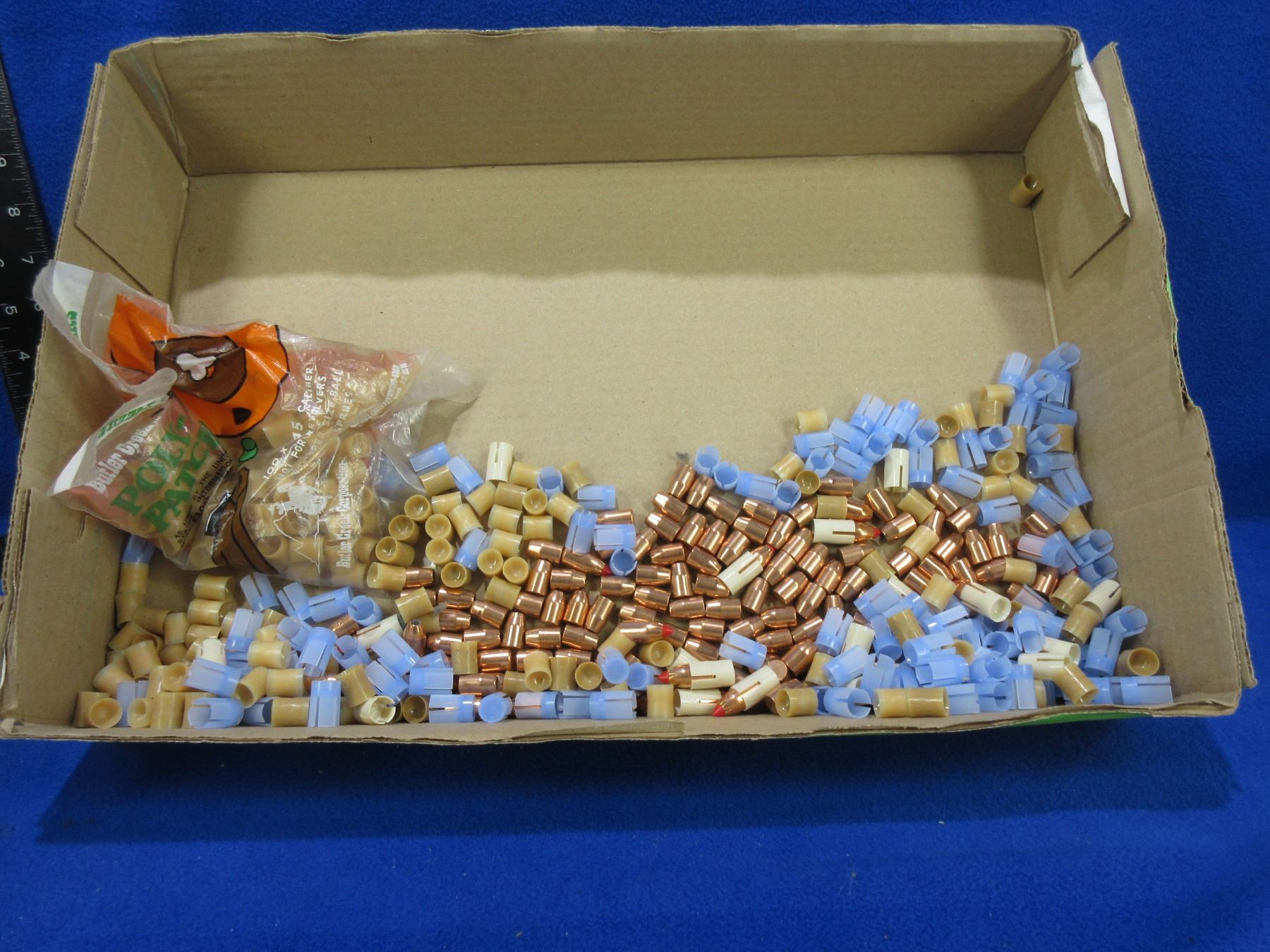 45 Cal. Poly Patch, Bullets & Sabots in Jar