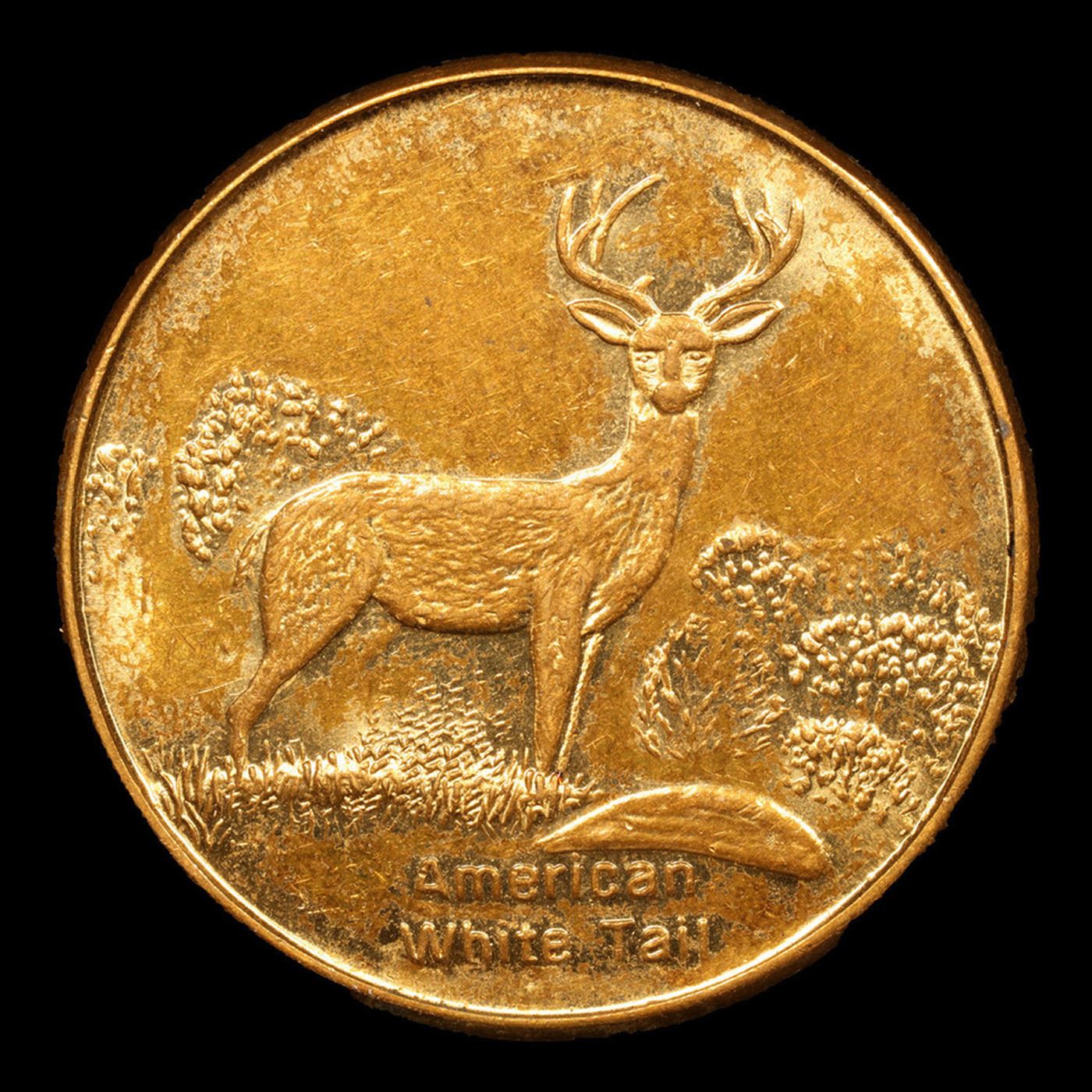 Bass Pro Shops American White Tail Deer Token Grades ng