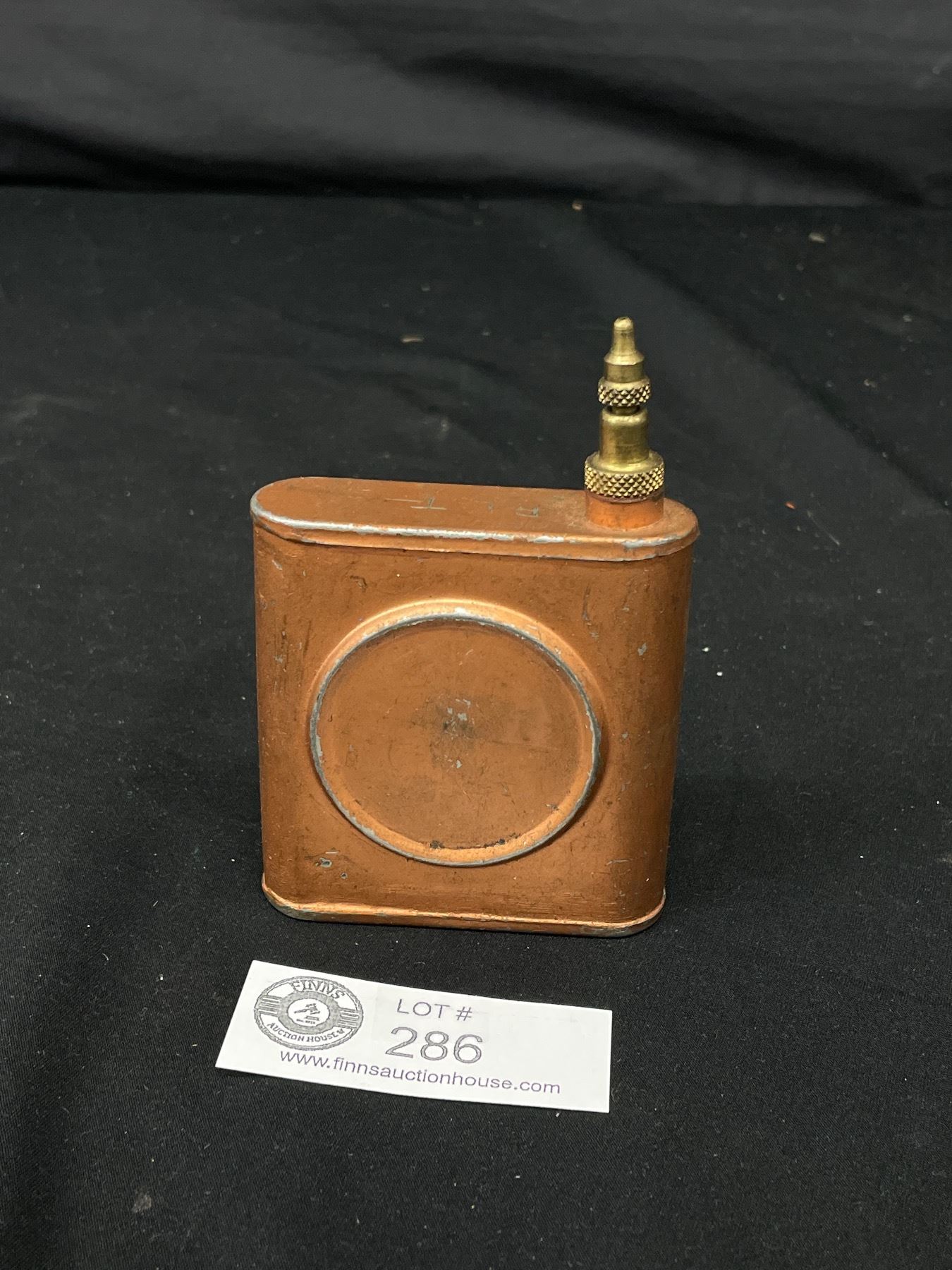 Vintage British Military Gun Oiler Tin