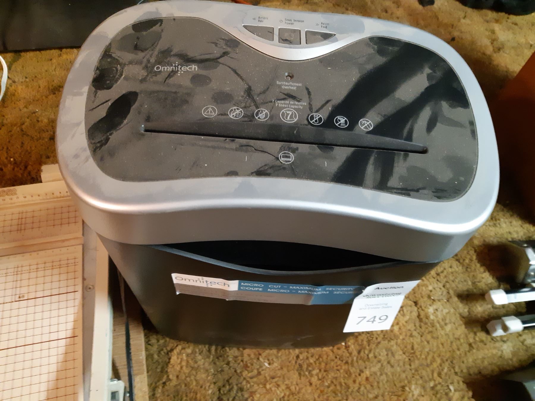 Omnitech Paper Shredder And Paper Cutter Cat B omnitech-paper-shredder-and-paper-cutter-cat-b