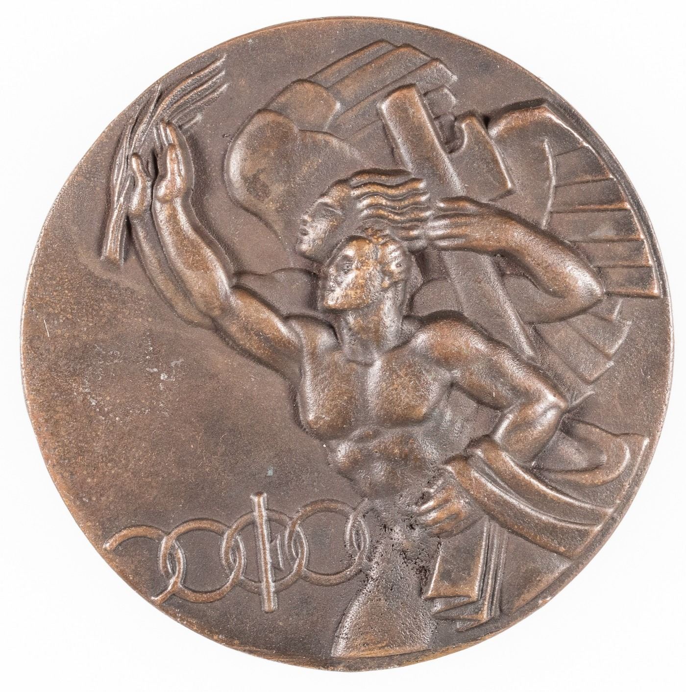 WWII ITALIAN MUSSOLINI OLYMPIC MEDAL