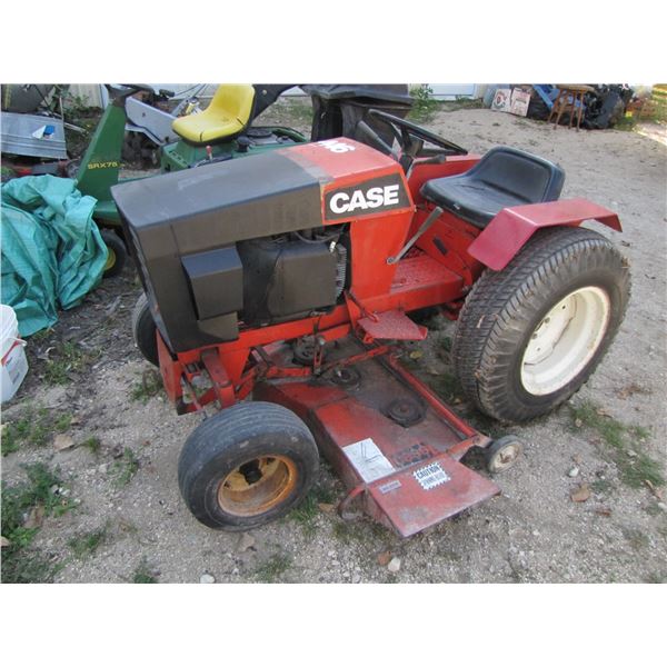 Case 446 lawn tractor; Mower needs blades; has high / low transmission