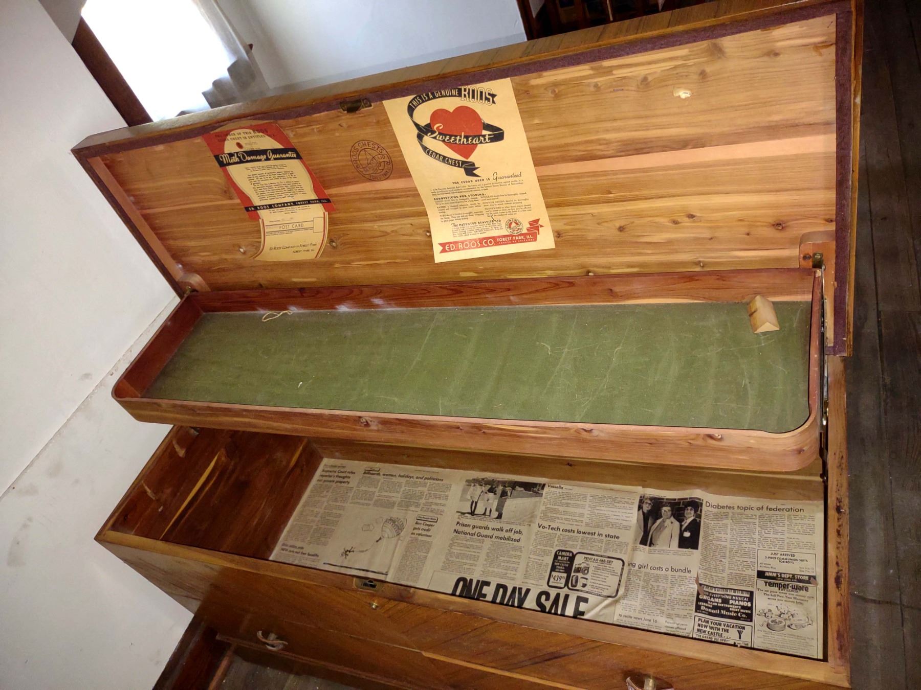 ROOS CHESTS CEDAR CHEST