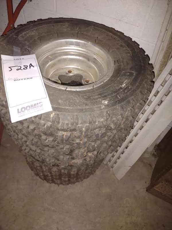 3 THREE WHEELER TIRES W/ RIMS 20x11x9