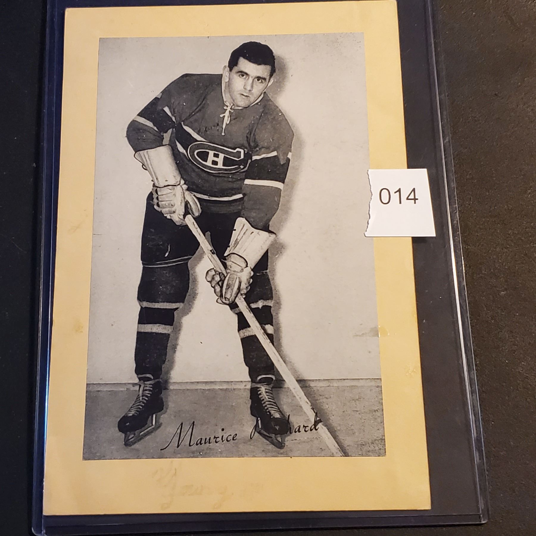 1945-64 Maurice Richard Bee Hive Photos - Group 2 HOF Rookie - Schmalz ...