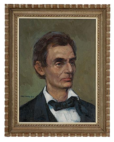 Thomas Saltz Portrait of Abraham Lincoln,