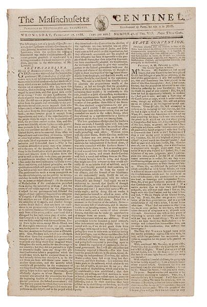 Federal Edifice, Early U.S. Political Cartoon,