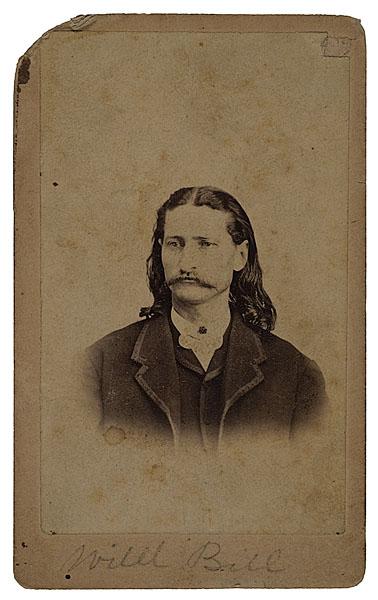 Rare Wild Bill Hickok CDV by Chas. T. Smith, Topeka, Kansas,