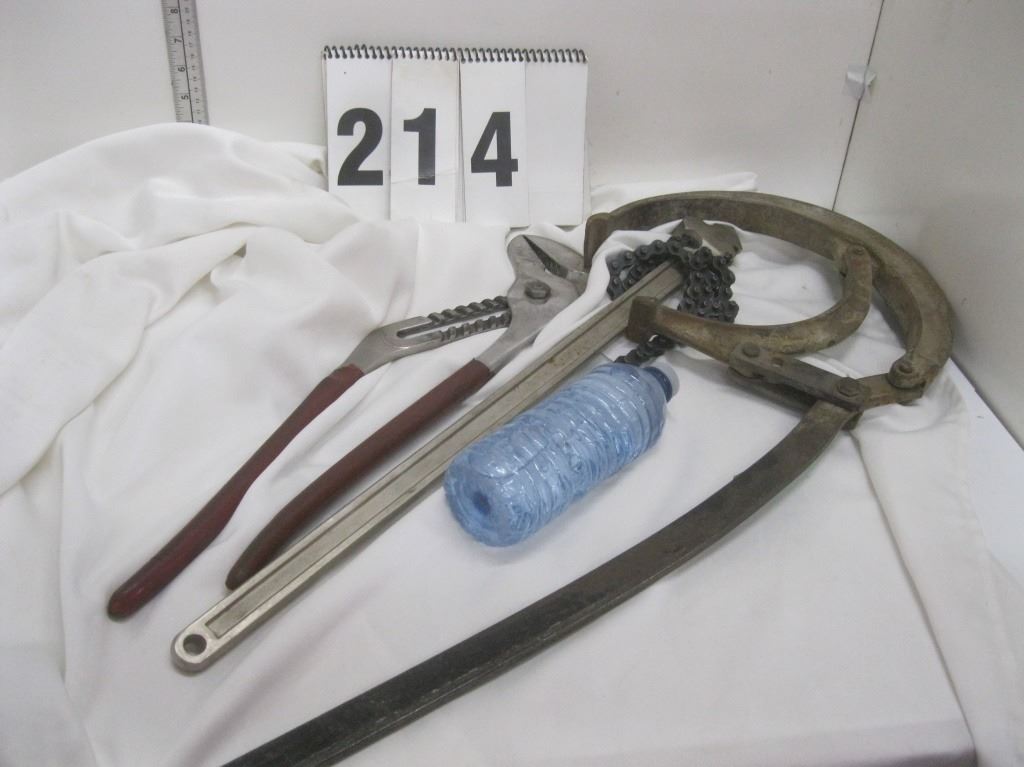 Mac Chain Filter Wrench / Blue Point Channel Lock