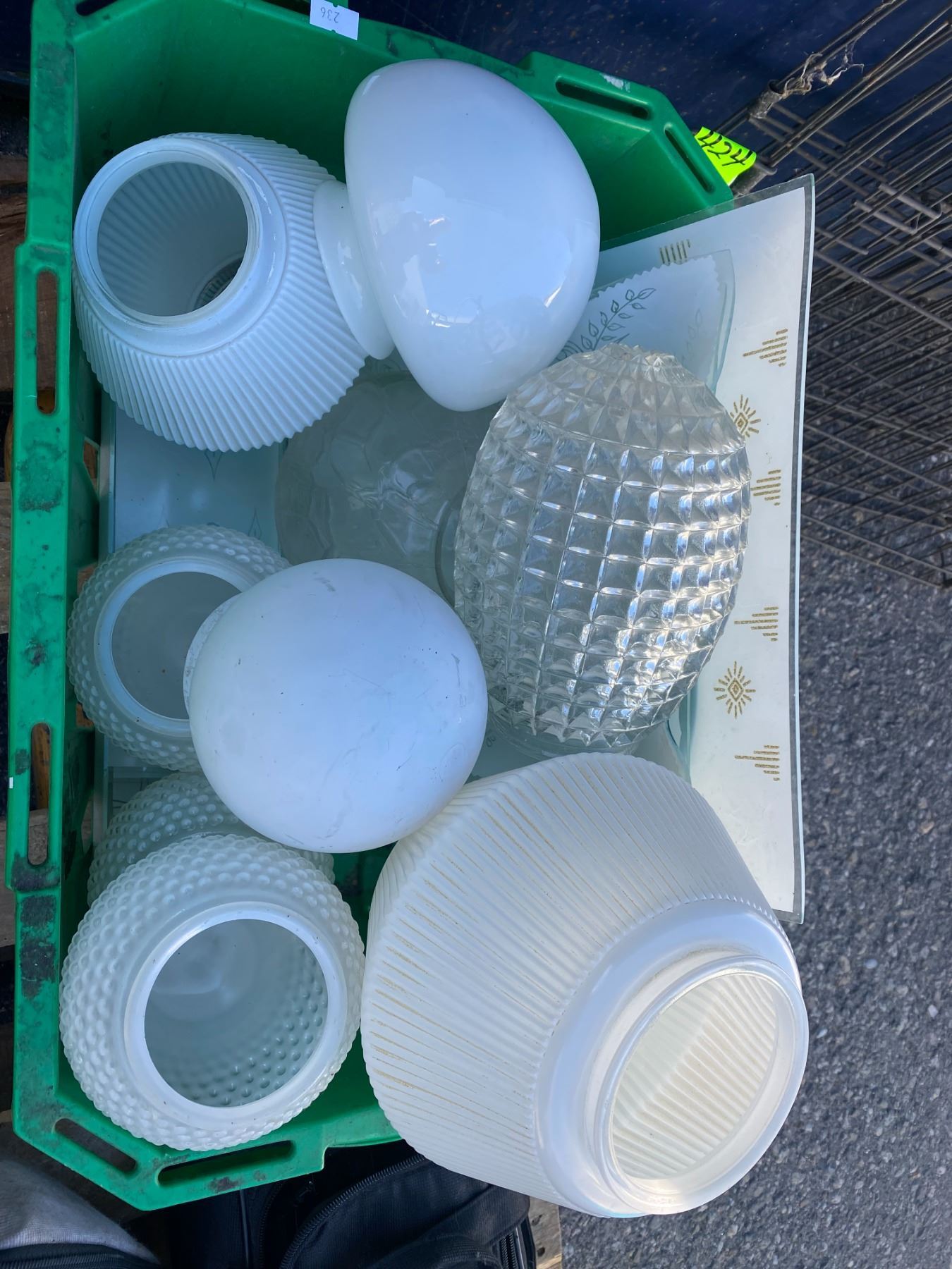 Vintage light covers