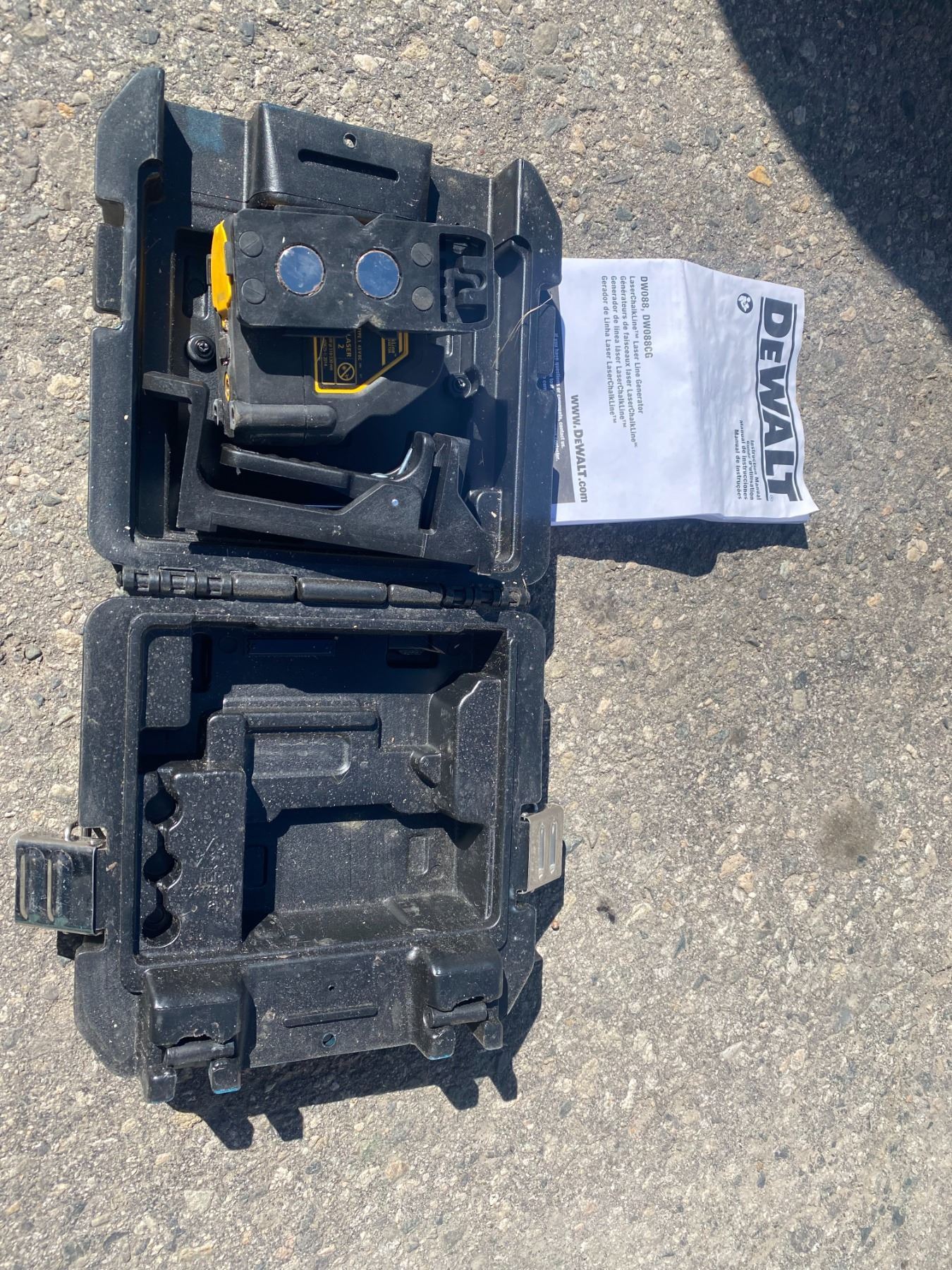 Dewalt laser chalk line