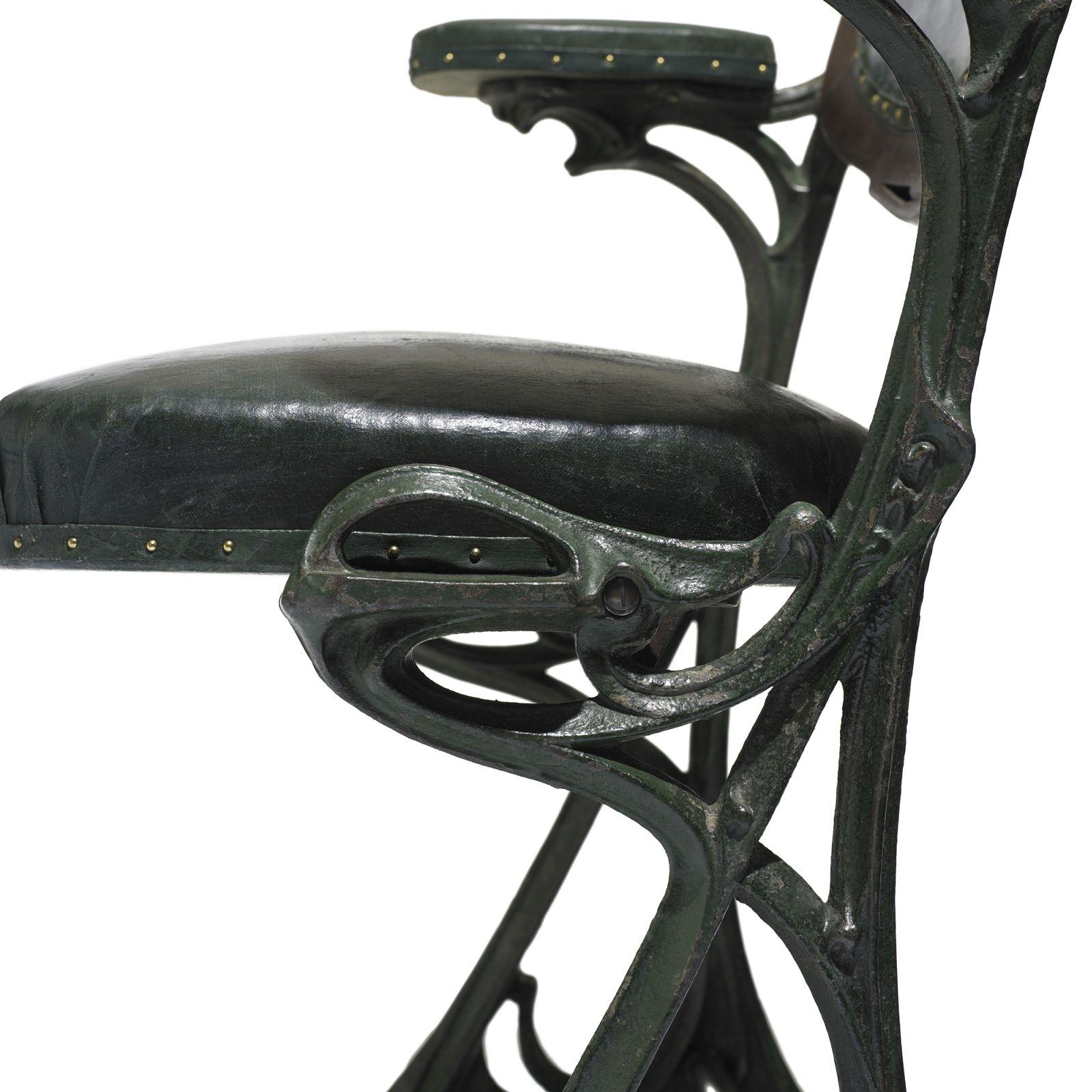 Hector Guimard chair from Humbert de Romans concert hall, Paris
